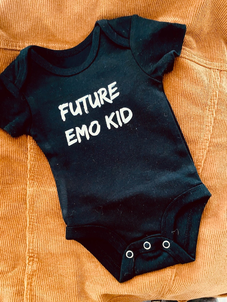 Future Emo Kid Emo Since Birth Black Baby Onesie - Etsy