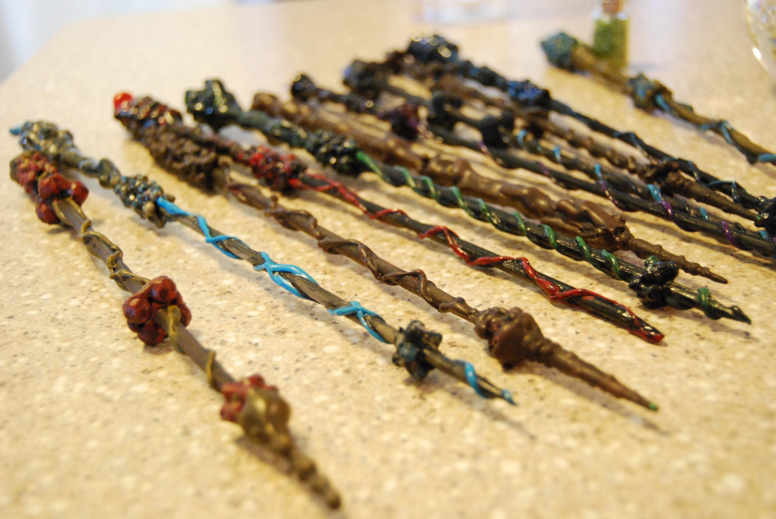 Custom Handmade Wand OOAK - Wizard Witch Wicca Fairy Magic Spell Craft ...