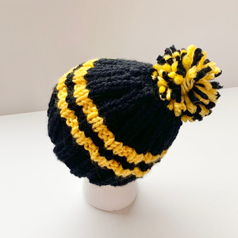 Yellow Knit Hat Women - Etsy