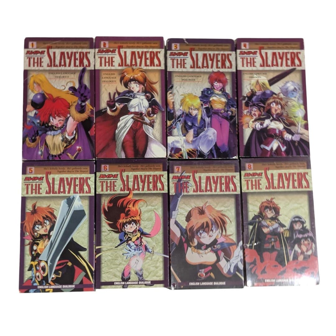 The Slayers English Manga Episodes 1-8 VHS Complete Set - Etsy