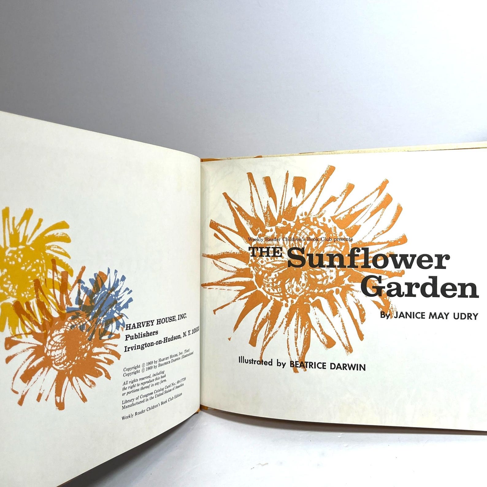 The Sunflower Garden by Janice May Udry Illustrated by Beatrice Darwin ...