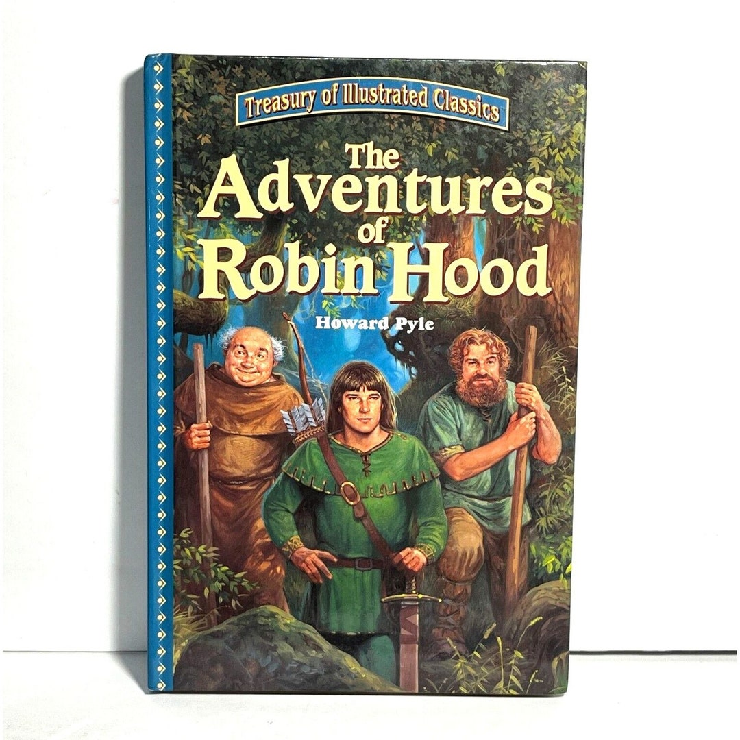 The Adventures of Robin Hood Treasury of Illustrated Classics Vintage ...