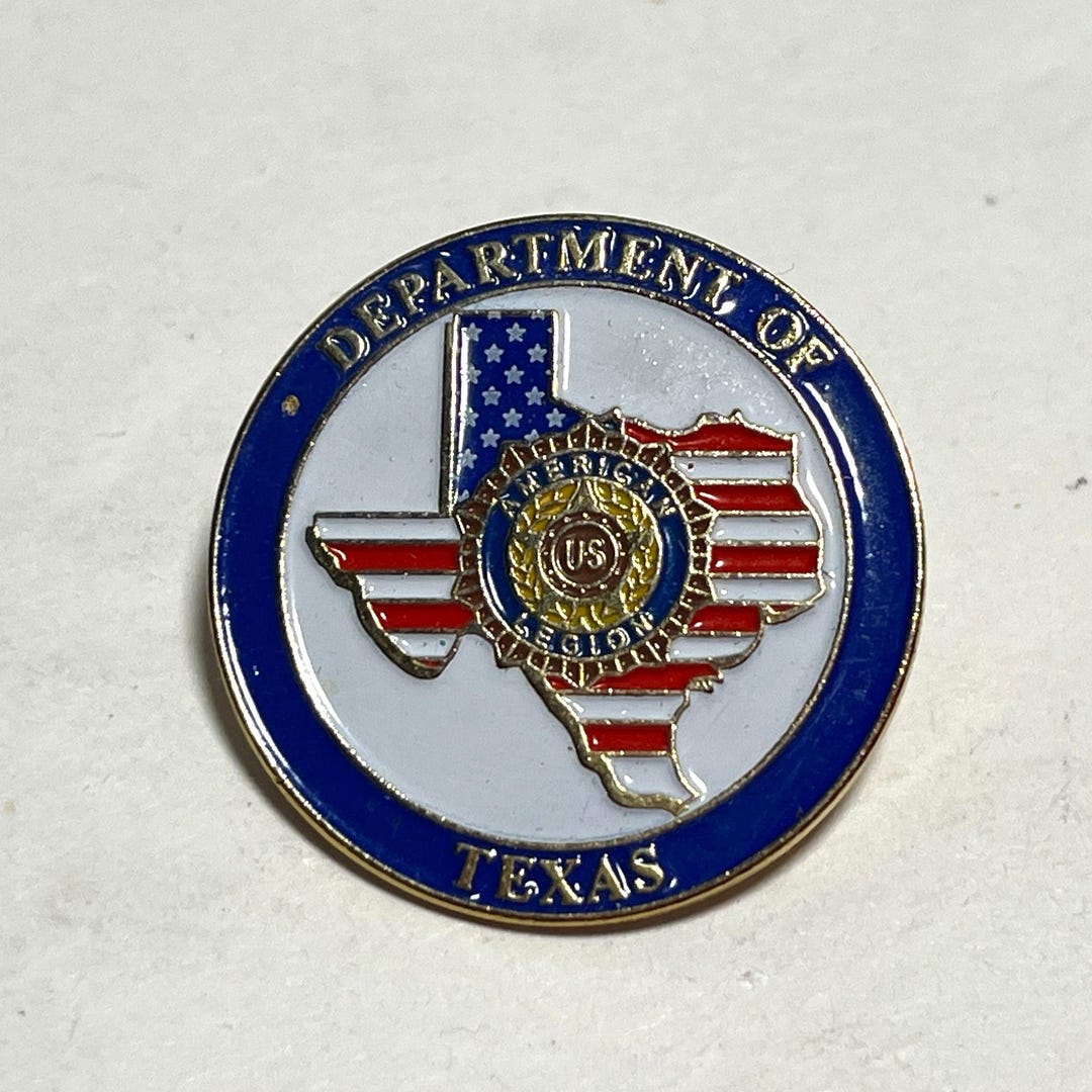 American Legion Texas Lapel Pin - Etsy