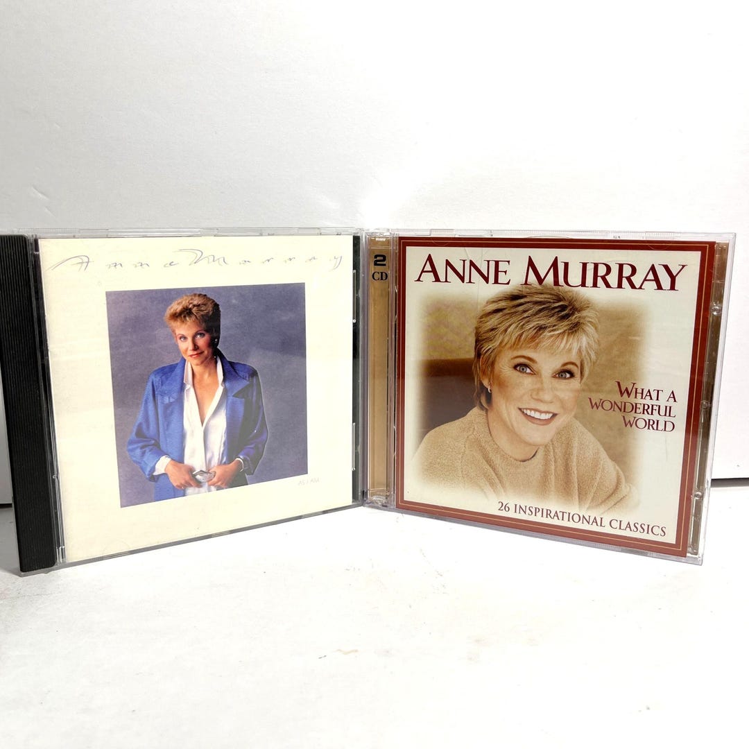 Anne Murray CD Set as I Am and What A Wonderful World - Etsy