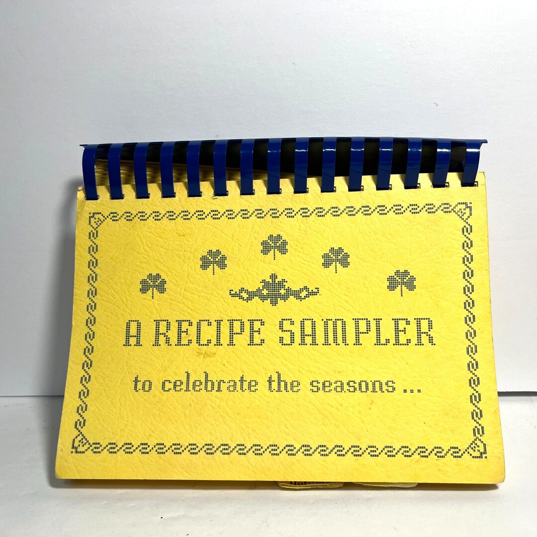 Vintage 1983 Recipe Sampler Cookbook by Ridglea BPWC Spiral Bound - Etsy