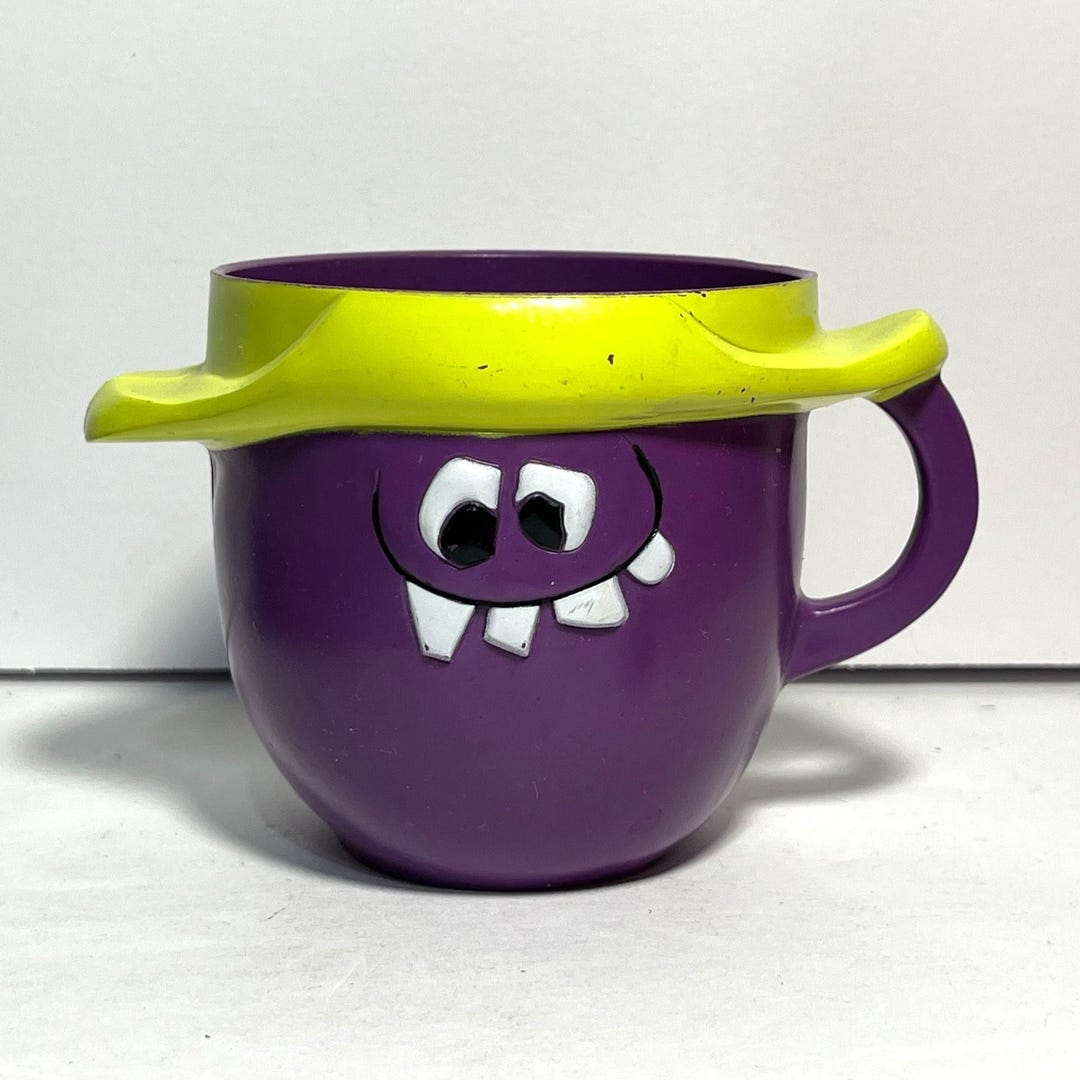 Vintage 1969 Pillsbury Goofy Grape Funny Face Mug - Etsy