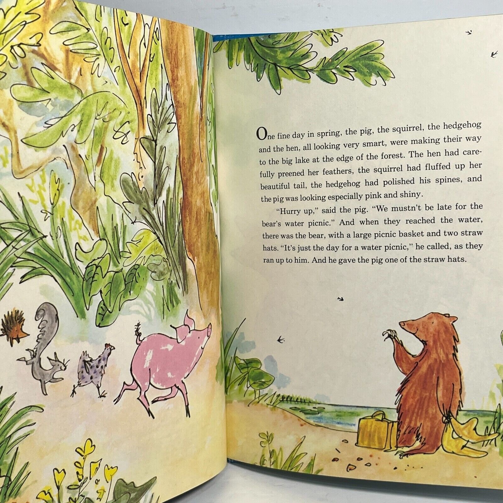 The Bears Water Picnic Hardcover John Yeoman Quentin Blake 1970 - Etsy