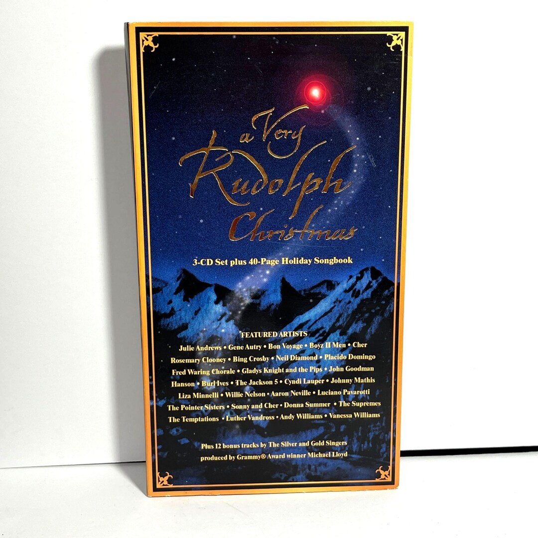 A Very Rudolph Christmas 3 CD Set and Holiday Songbook 1999 - Etsy