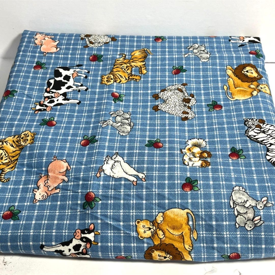 Cranston VIP Print Cotton Fabric Farm Zoo Animals 1 Yd 32 Inches - Etsy