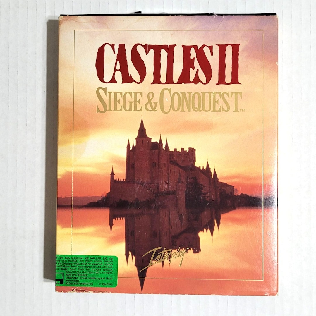 Castles II Siege & Conquest PC Game Vintage Complete Box Set - Etsy