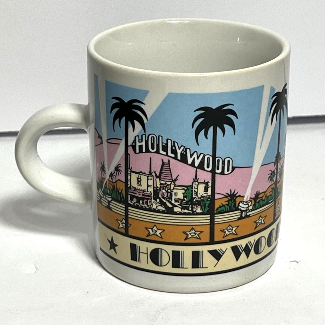 Vintage 1984 Karol Western Hollywood California Souvenir Espresso Mug ...
