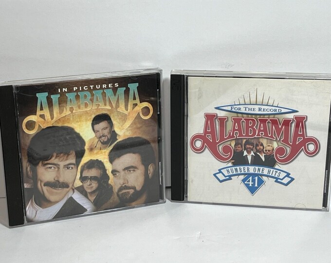Alabama CD Lot in Pictures and for the Record Number One Hits - Etsy