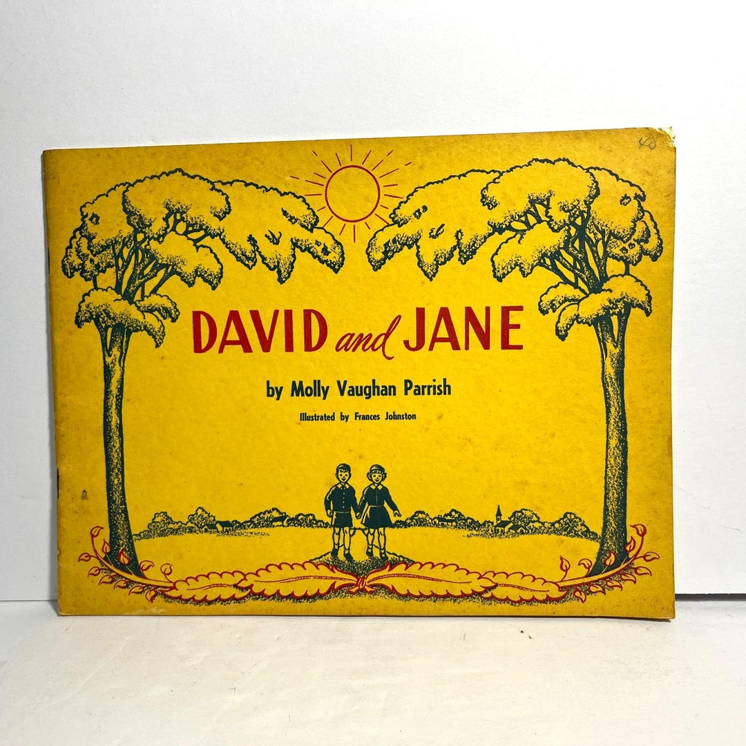 David und Jane von Molly Vaughan Parrish Baptist Christian Book 1952 ...