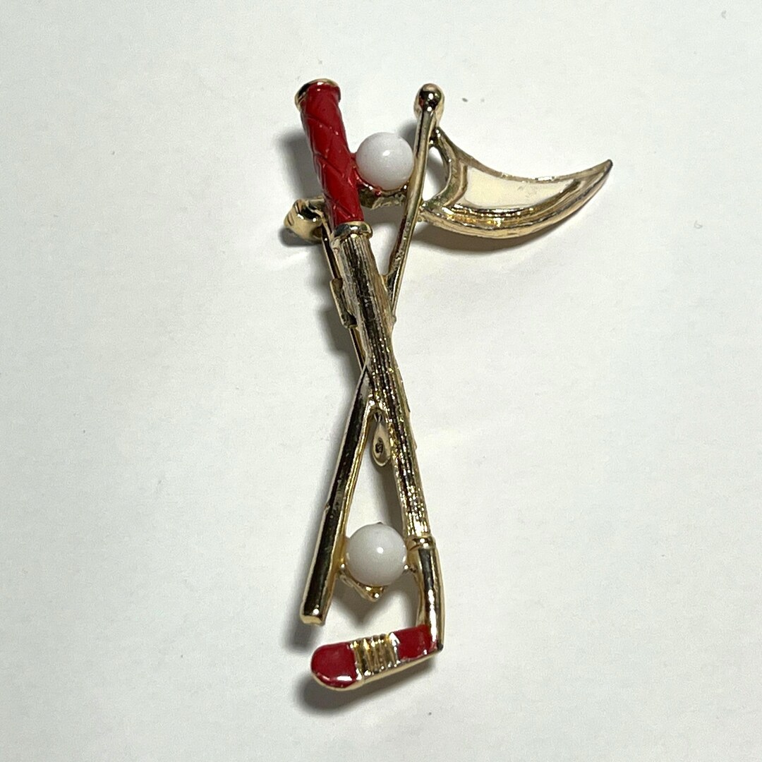 Vintage Gerrys Golf Club Enamel Lapel Pin Brooch - Etsy