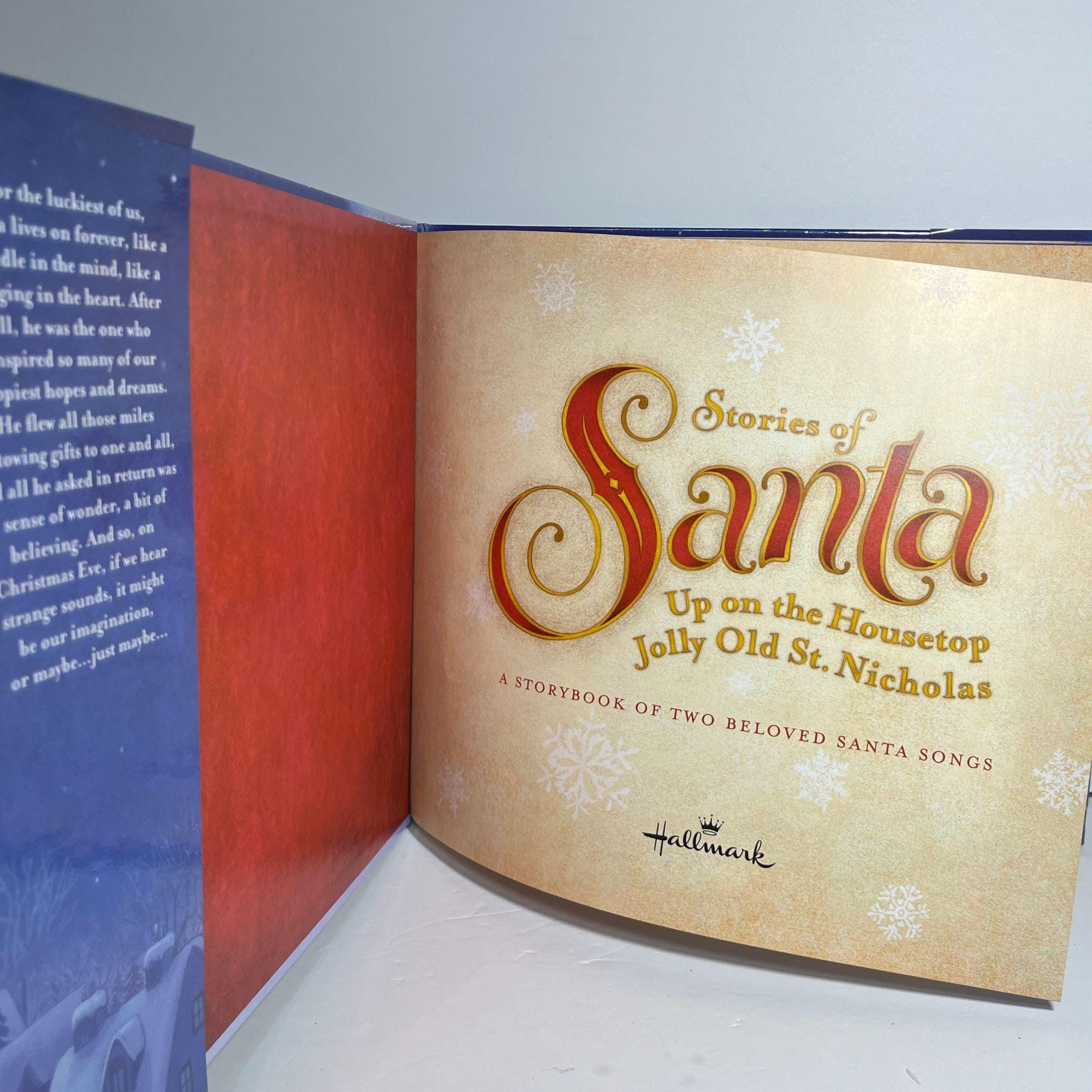 Hallmark Stories of Santa Storybook - Etsy