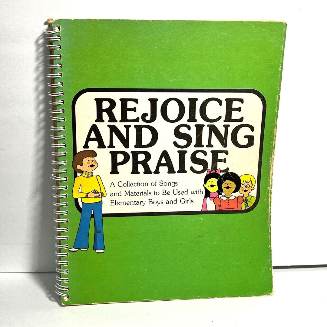 Rejoice and Sing Praise Songbook 1977 Christian Childrens Music - Etsy