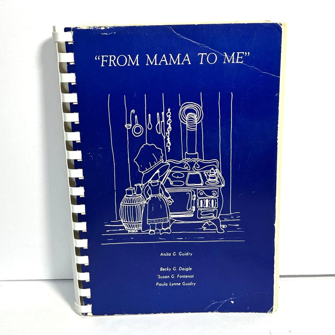 From Mama to Me Cookbook by Anita G. Guidry Cajun Family Recipes - Etsy