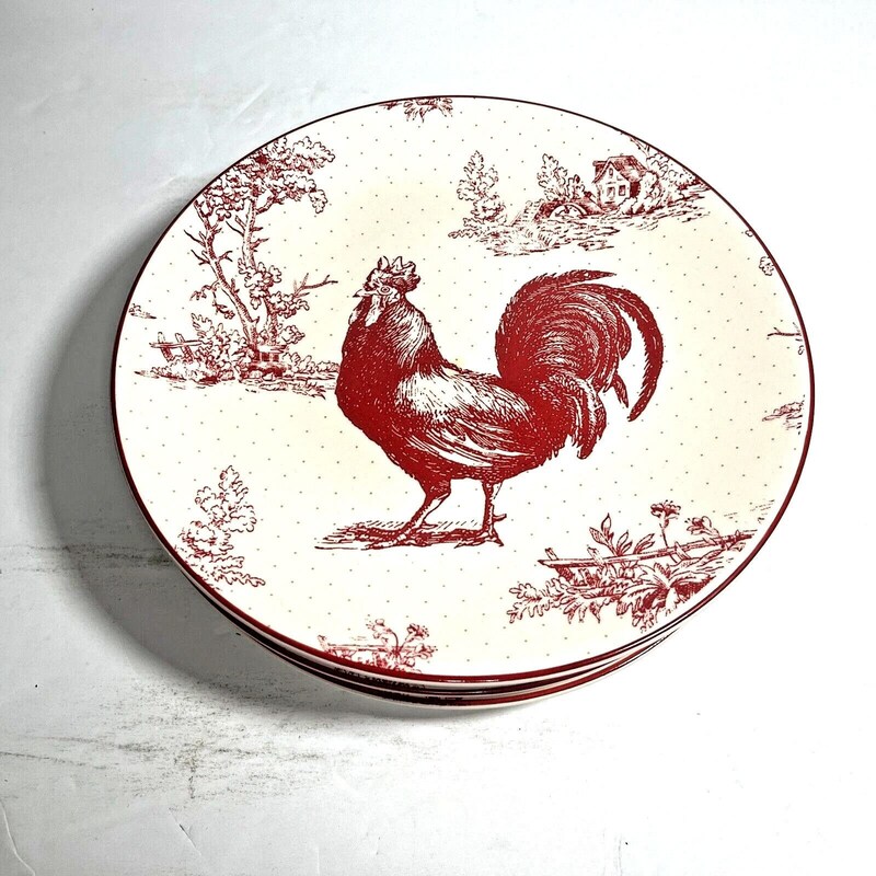 Rooster and Roses - Etsy