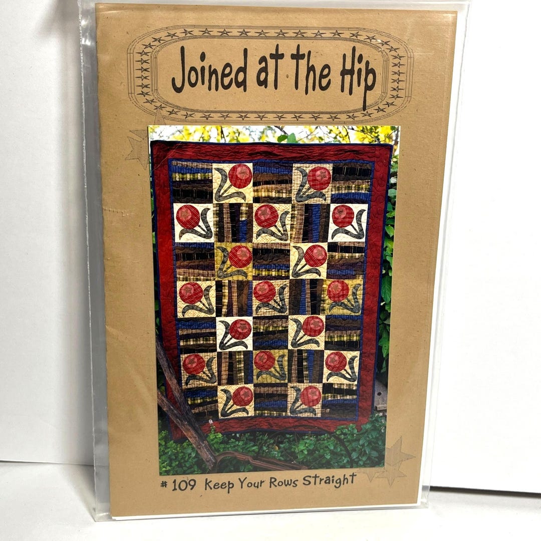 Joined at the Hip Quilt Pattern Keep Your Rows Straight - Etsy