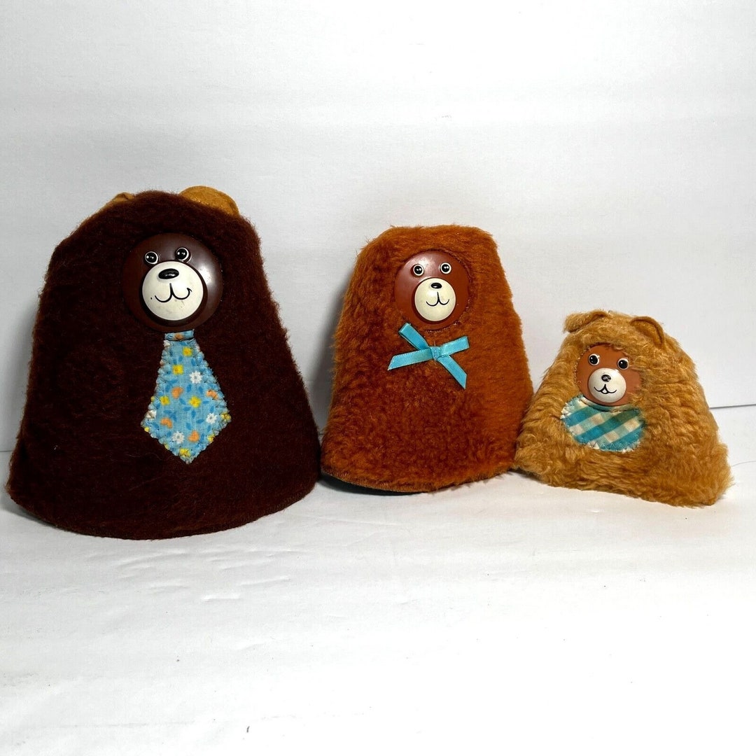 Vintage Fisher Price Three Bears Puppet Set Rattle Nesting - Etsy