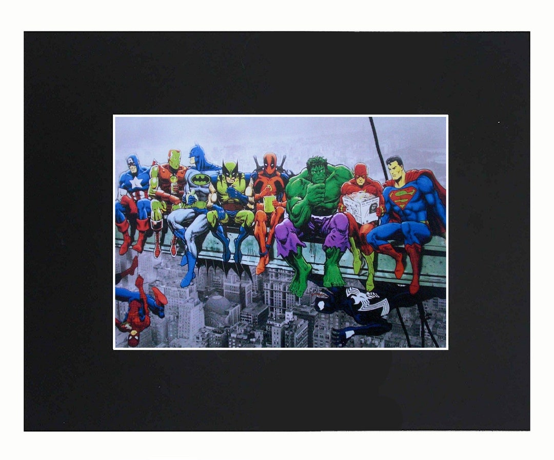 Superheroes Superhero Portrait Art Artworks Print Picture Photograph ...