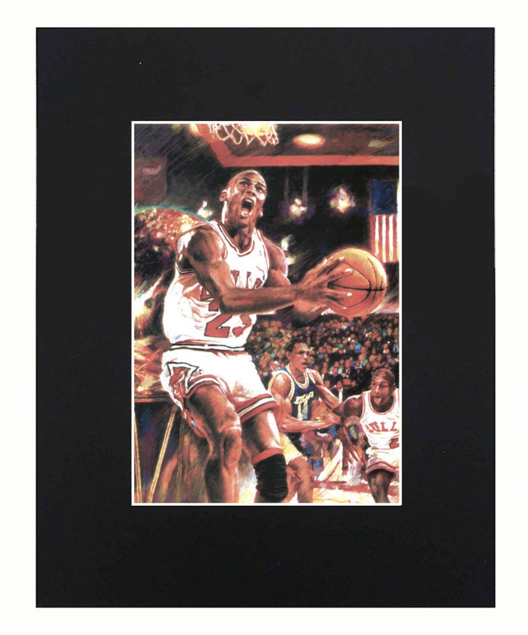 Michael Jordan Portrait Art Artworks Print Picture Photograph Small ...