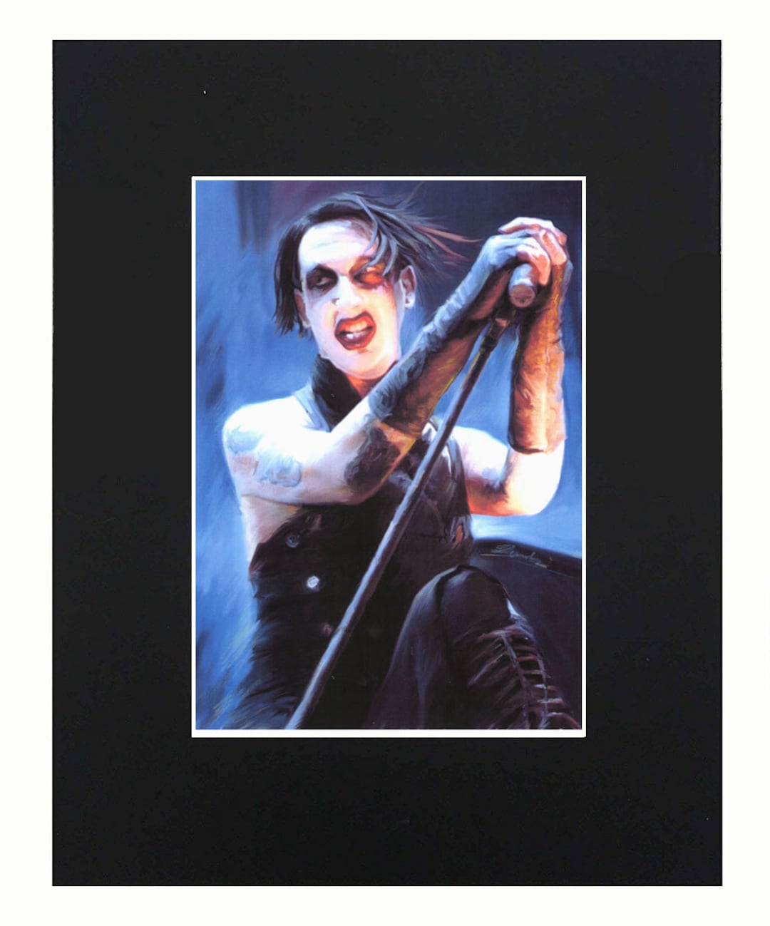 Marilyn Manson Portrait Art Artworks Print Picture Photograph Small ...