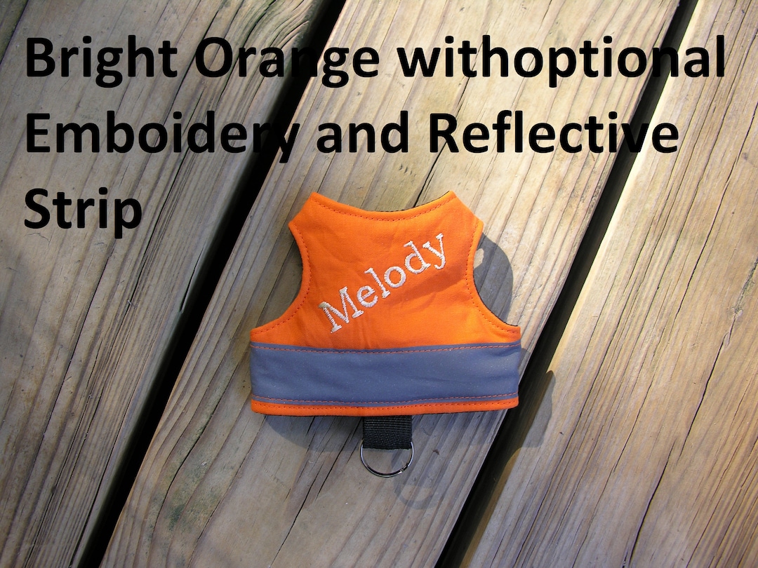 Safetykatz Walking Jacket Bright Orange; Custom Made Cat Reversible ...