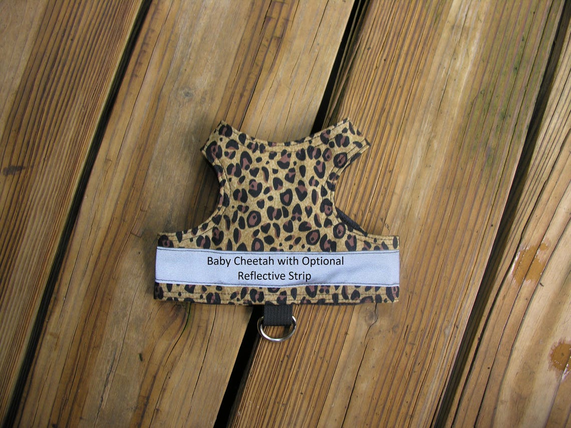 Safetykatz Walking Jacket Zebra Face ; Custom Made Cat Reversible ...