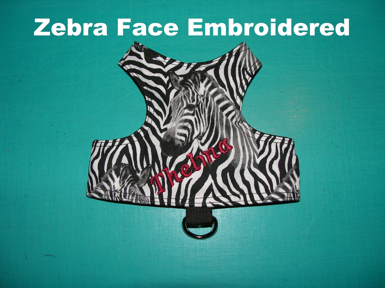 Safetykatz Walking Jacket Zebra Face ; Custom Made Cat Reversible ...