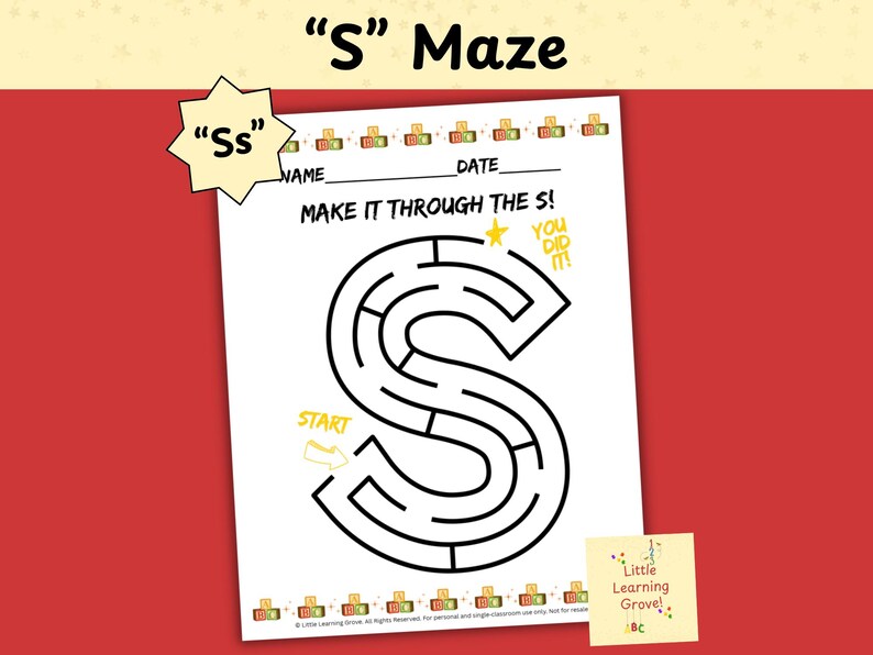 Letter S Worksheets – Preschool Alphabet Activities – Tracing, Coloring ...