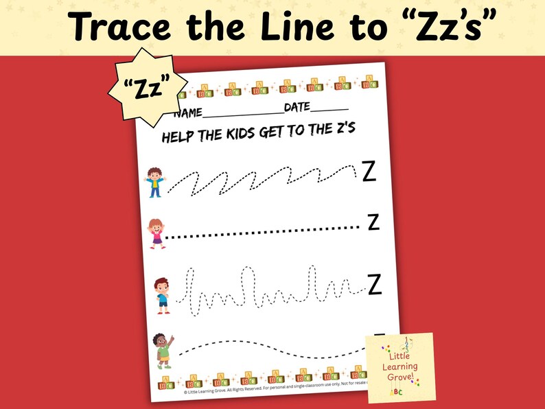 Letter Z Worksheets – Preschool Alphabet Activities – Tracing, Coloring ...