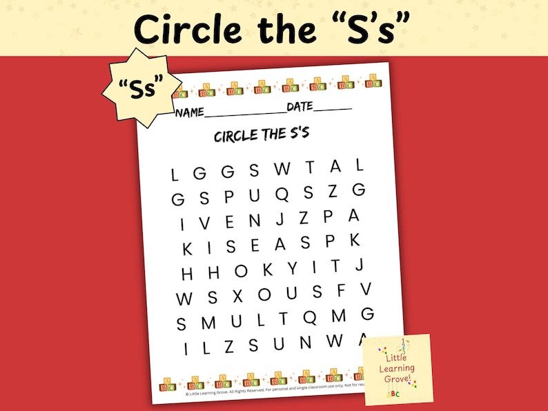 Letter S Worksheets – Preschool Alphabet Activities – Tracing, Coloring ...