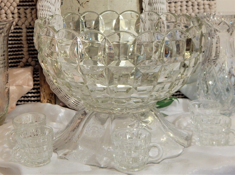 Antique C.1890 RARE Duncan & Miller Block Pattern 14 | Etsy