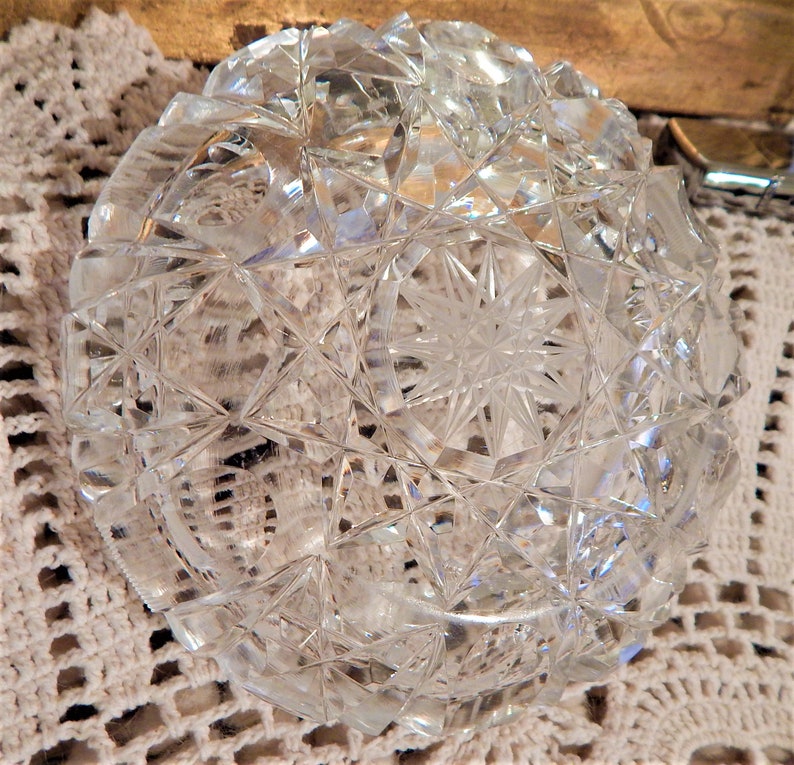 Antique C. 1880s Am Brilliant Period Heavy Crystal | Etsy