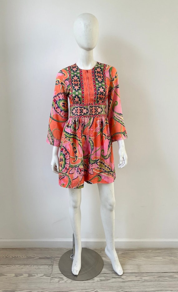 vintage 1970s mini dress - Gem