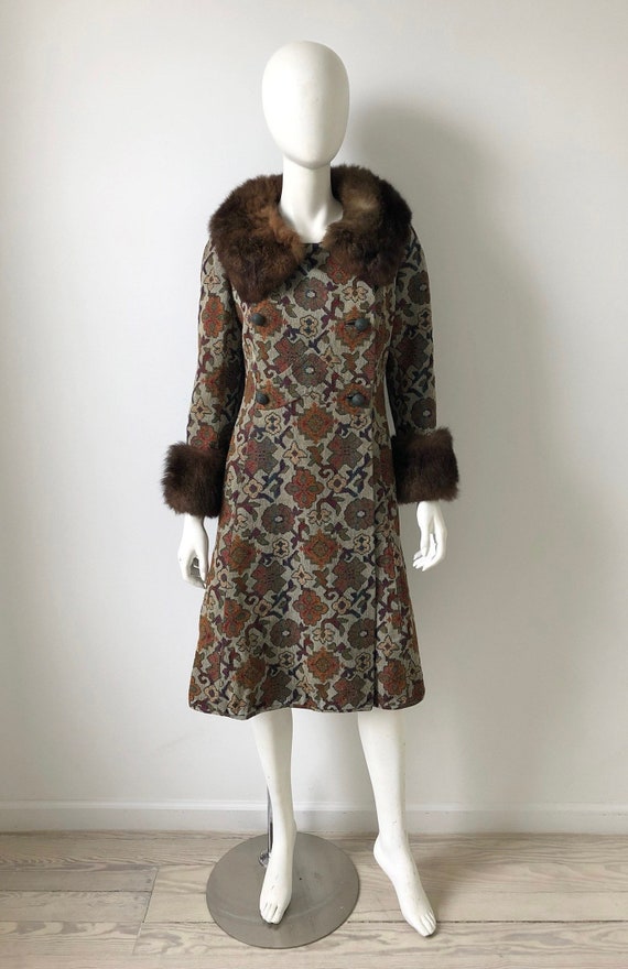 70s tapestry coat - Gem