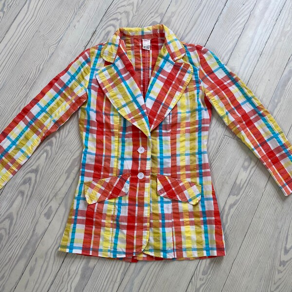 Colorful Blazer - Etsy