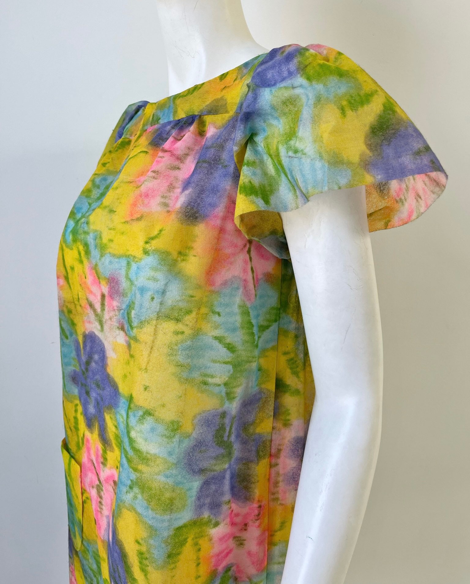 1960s Dress / 60s Iconic Floral Paper Dress / Medium - Etsy UK