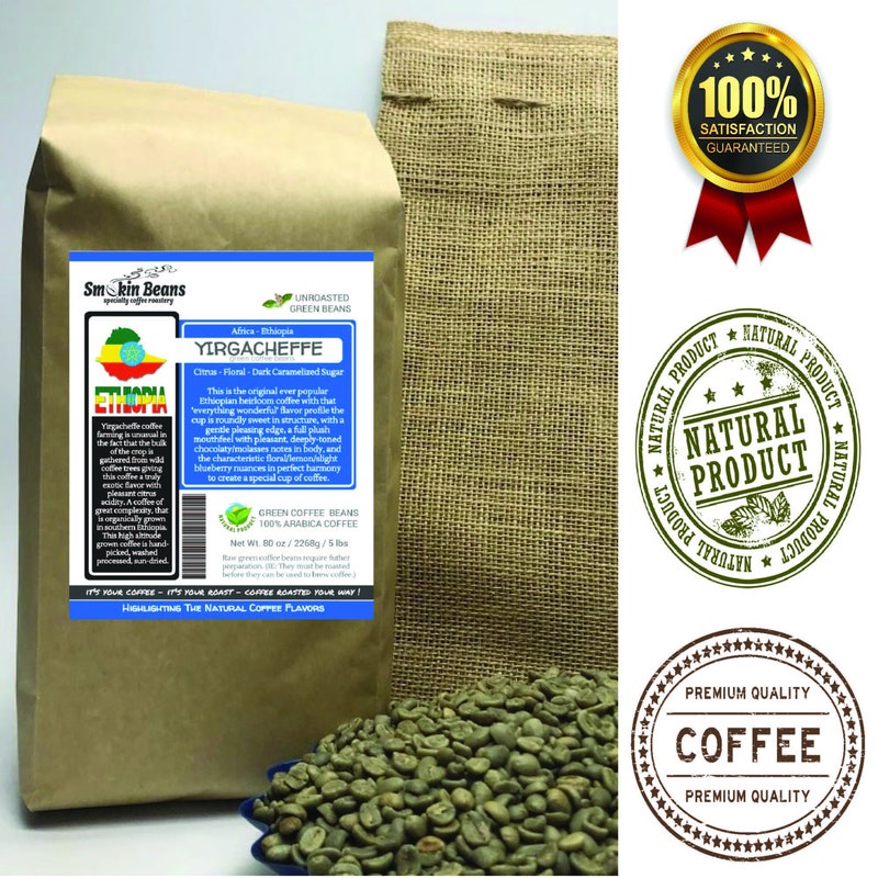 Ethiopia Beans Green - Etsy