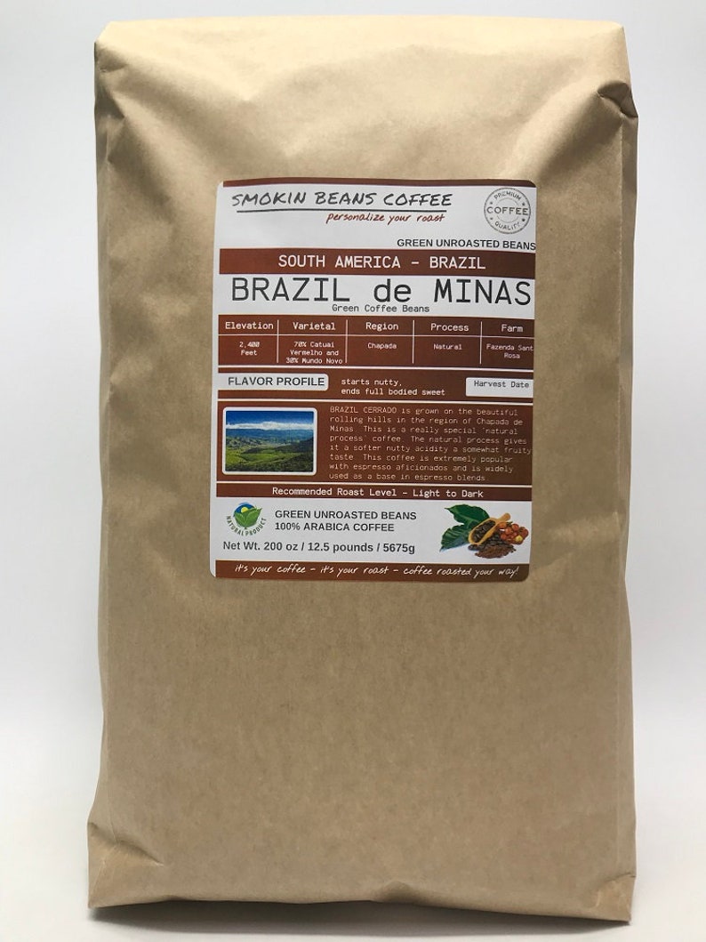 1lb/30lb Brazilian Specialty Grade Premium Unroasted Green Coffee Beans ...