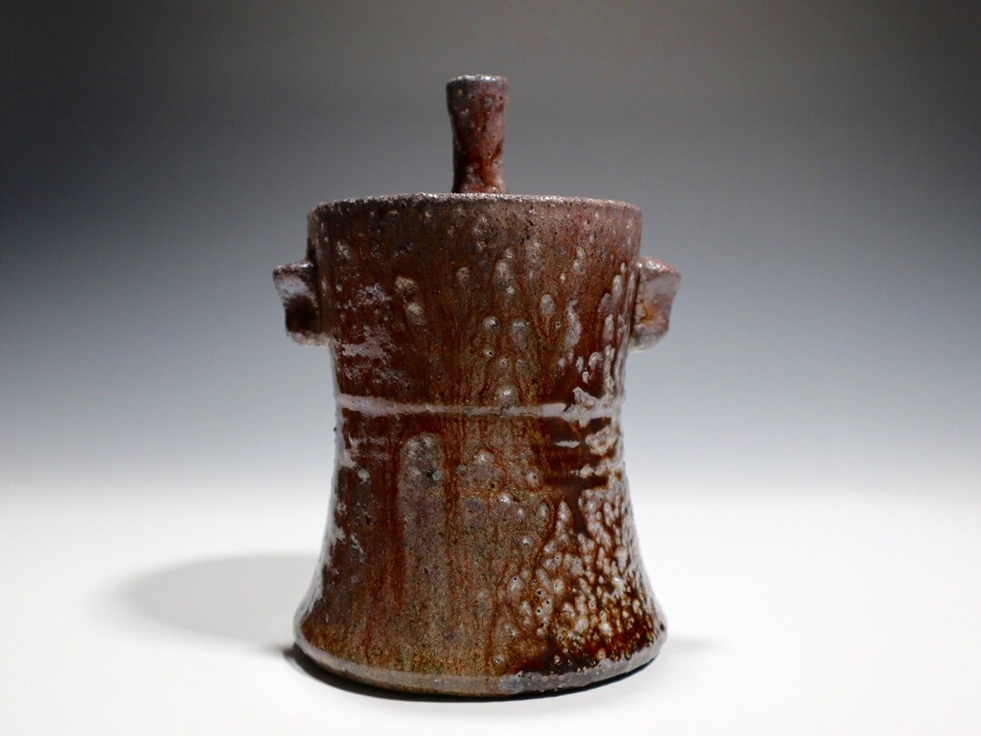 Wood Fired Ceramic Jar - Rustic Style - Etsy