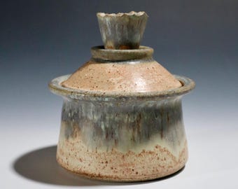 Stoneware Ceramic Jar Handmade With Rustic Style - Etsy