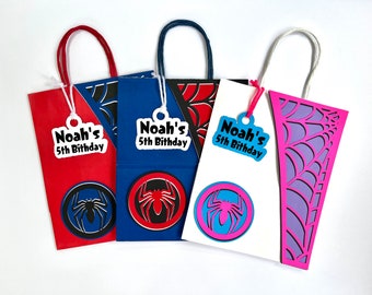 Spider Man Treat Bags - Etsy