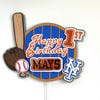 Baseball Cake Topper/ Yankees Inspired / Yankees Birthday/ Baseball ...