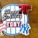 Baseball Cake Topper/ Yankees Inspired / Yankees Birthday/ Baseball ...