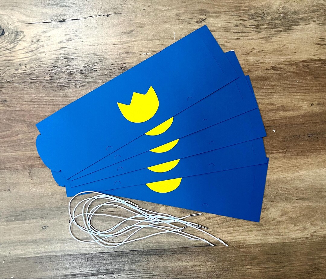 Dogman Inspired Paper Hats / Paper Hats / Dog / Man / Party Supplies ...