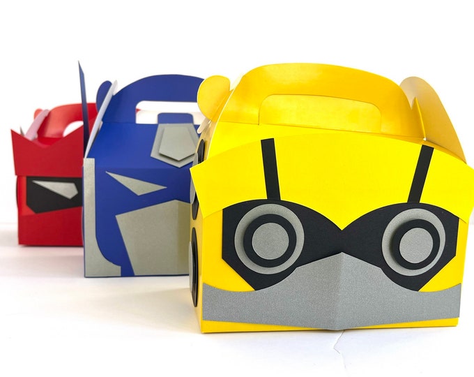 Transformers Inspired Treat Boxes - Etsy