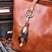 Leather Waterfall Leather Purse Charm Tassel Hand Made With Variety of ...