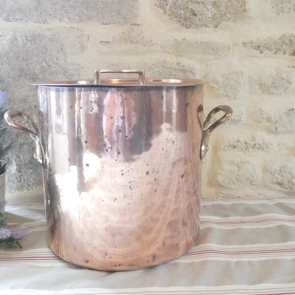 Large Copper Pot - Etsy